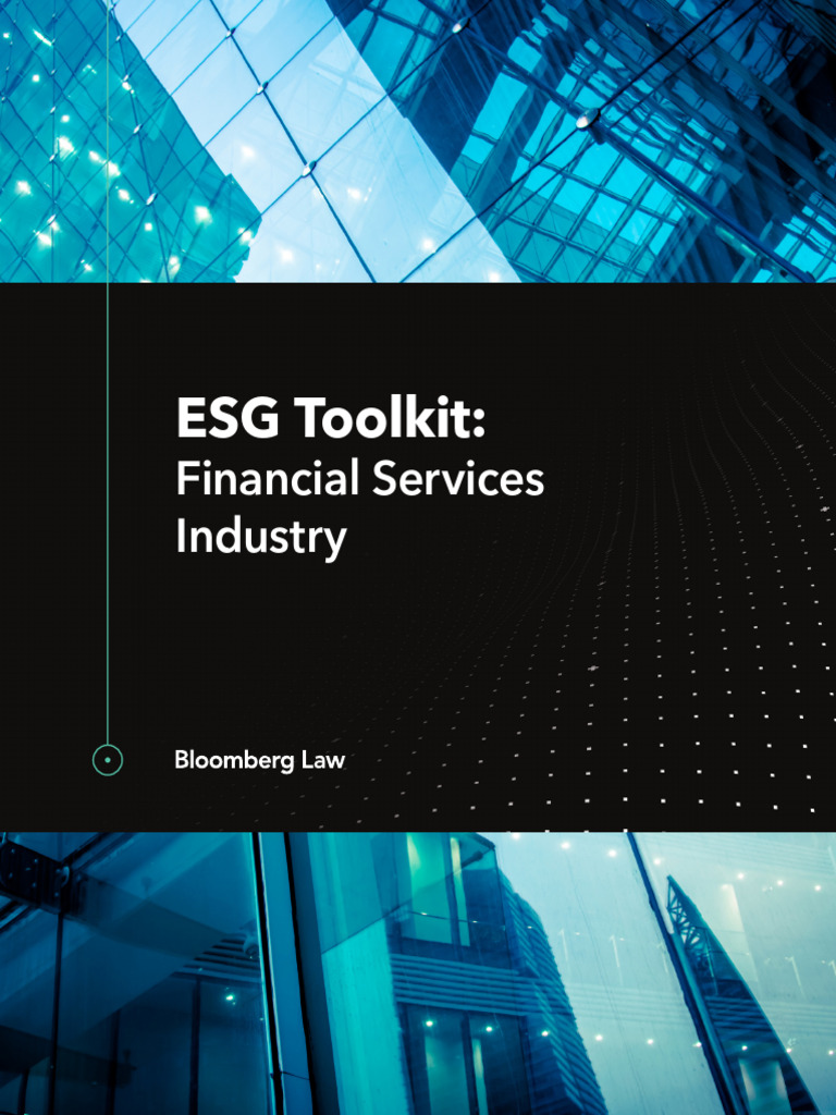 ESG Toolkit Financial Services | PDF | U.S. Securities And Exchange Commission | Clean Power Plan