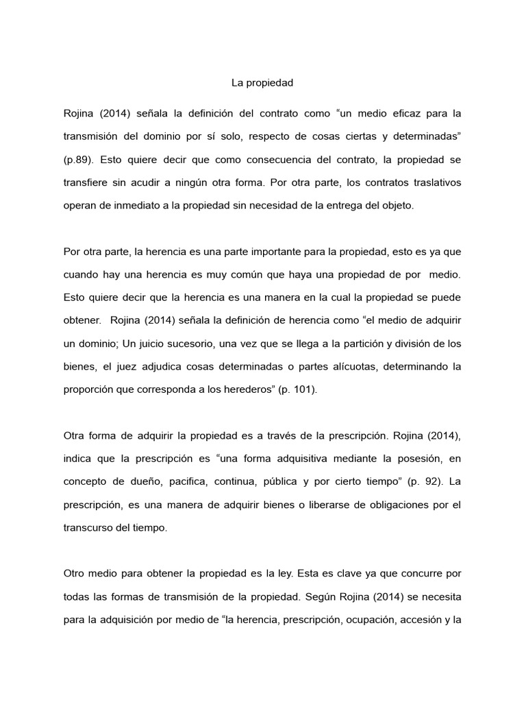 Formas de Adquirir Propiedad Legalmente | PDF | Propiedad | Ley de ...