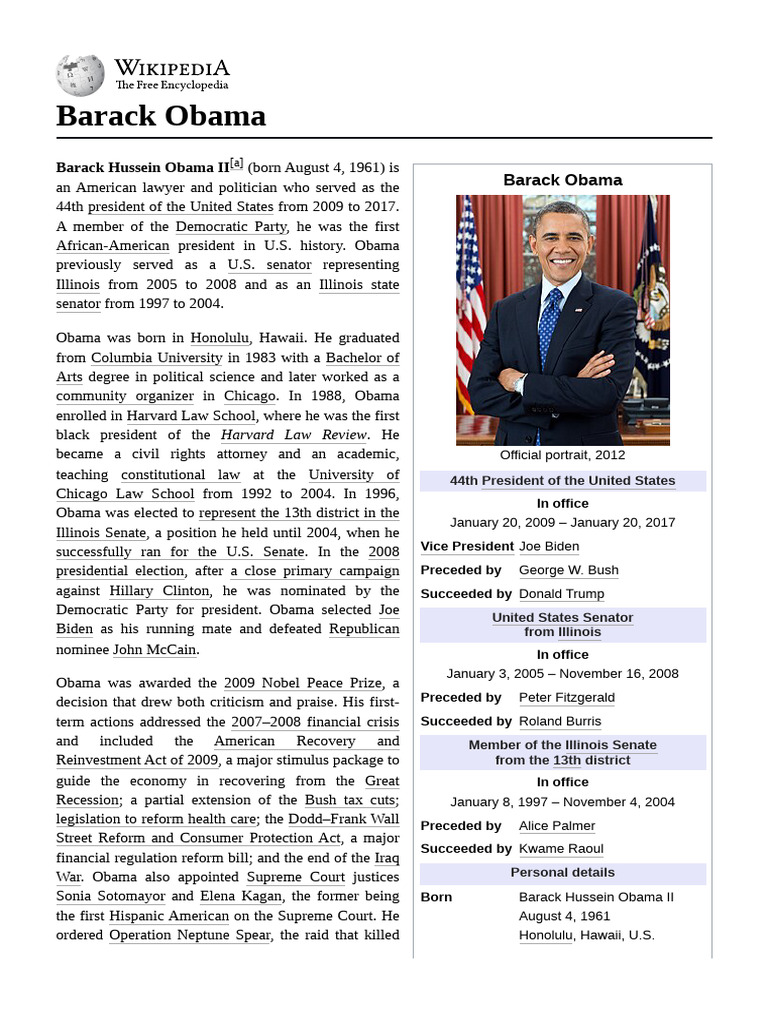 Barack_Obama | PDF | Barack Obama