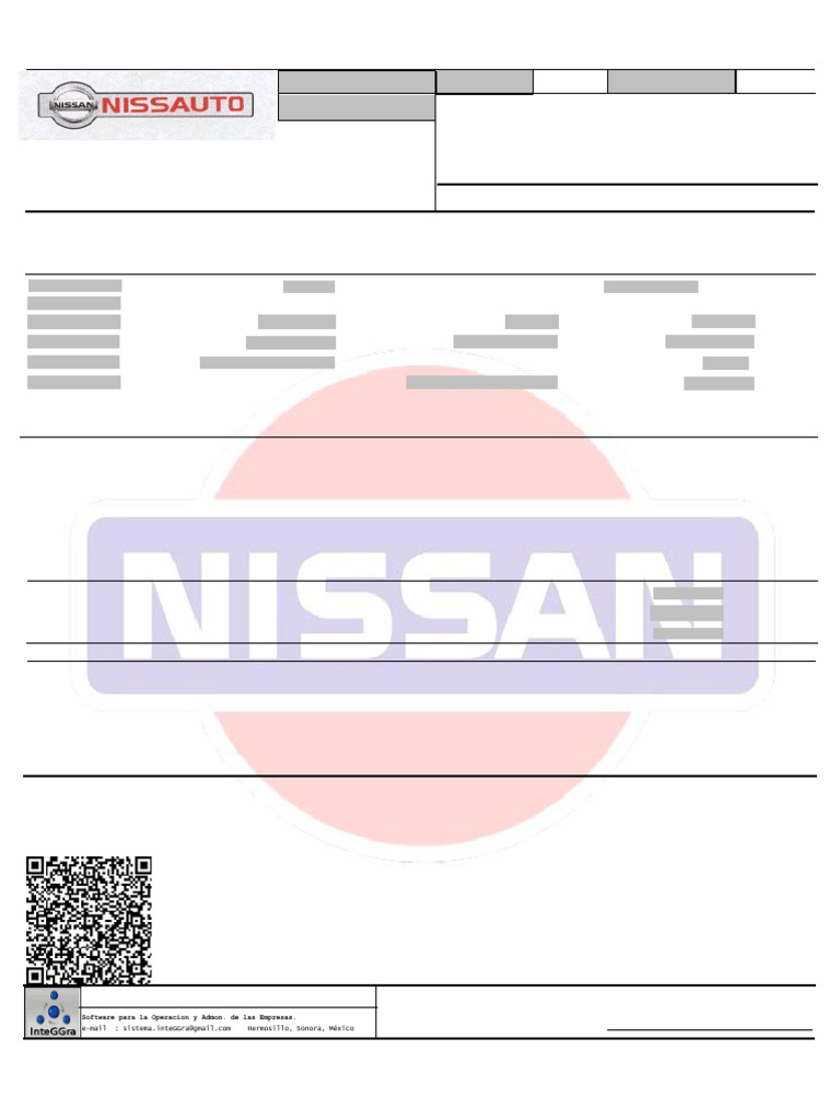 Factura Nissan MARCOS | PDF