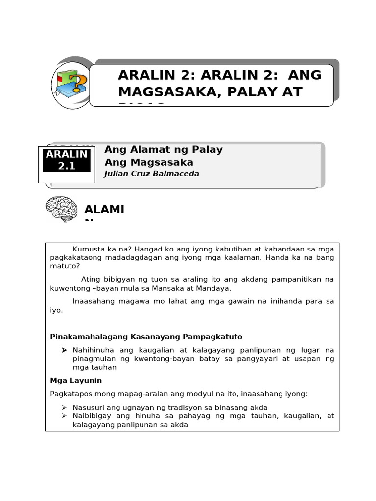 Aralin 2 G8 | PDF