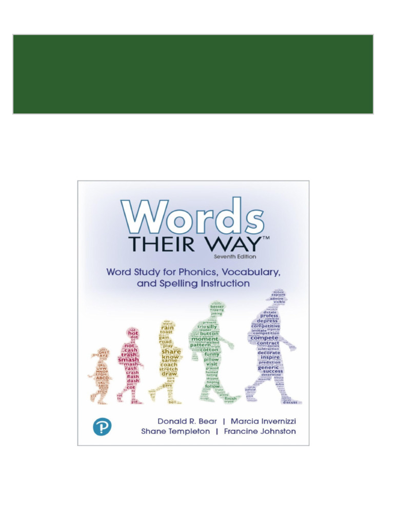 Get WORDS THEIR WAY Word Study for Phonics Vocabulary and Spellind R ...