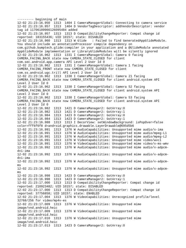 Log Cat 1733145796883 | PDF | Software | Computer Programming