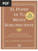 El Poder de Tu Mente Subconsciente Josep Murphy | PDF | Mente | Pensamiento