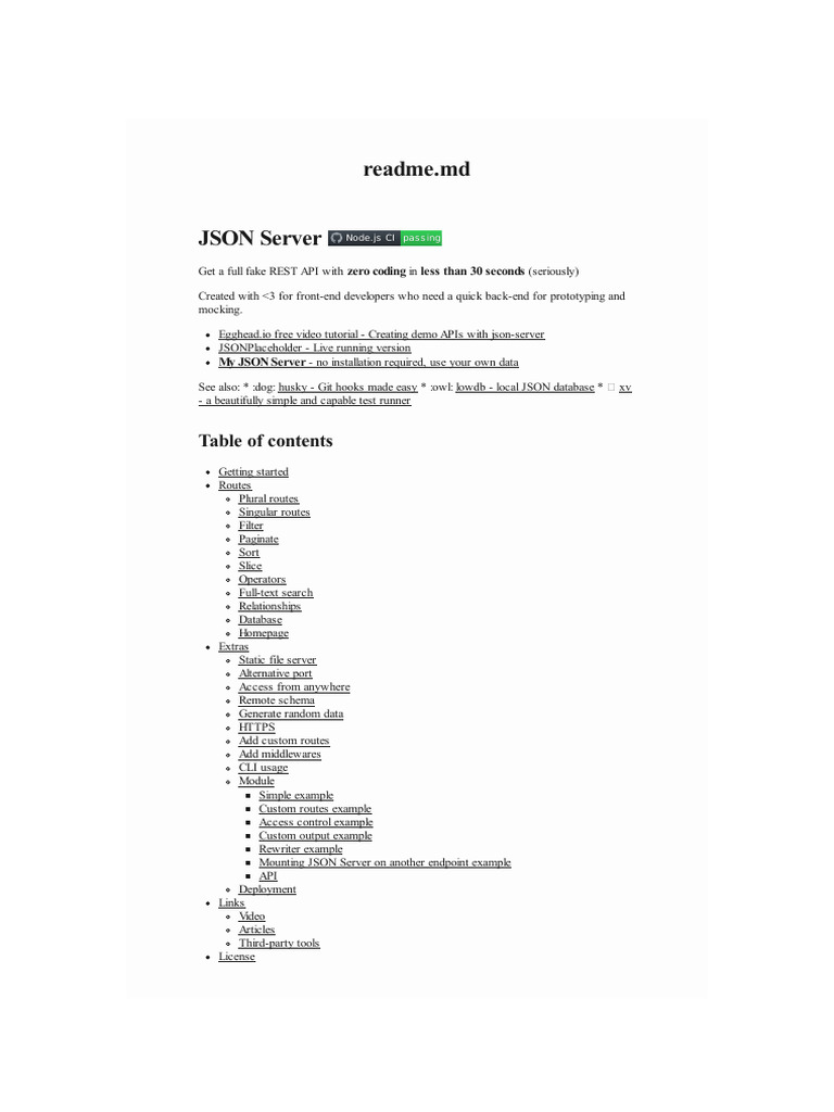 j Son Server | PDF | Json | Computing