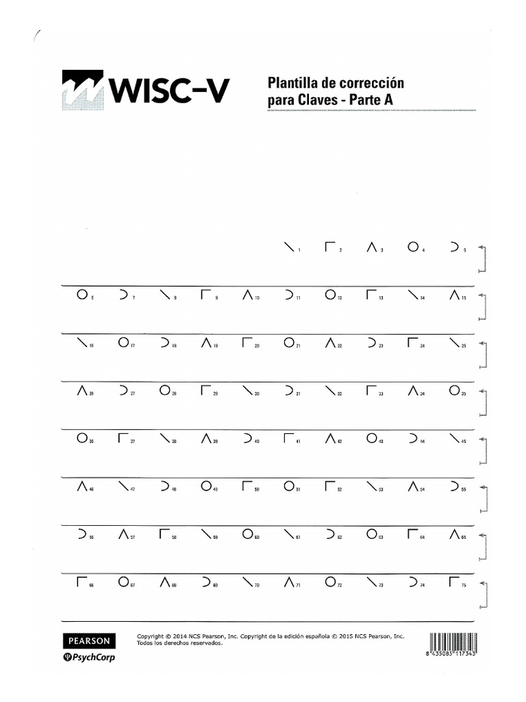 Plantilla de Corrección para Claves (FINAL) | PDF