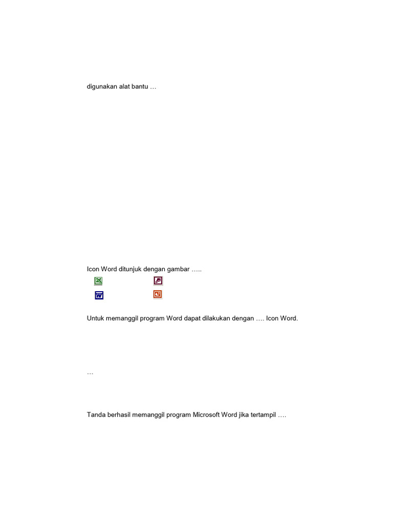 Kuis Dasar Microsoft Office | PDF