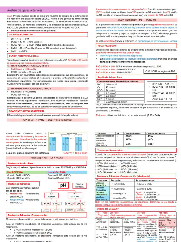 gases arteriales | PDF
