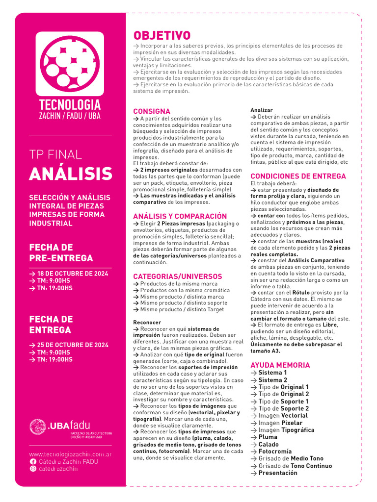 Trabajo Final - Consigna | PDF
