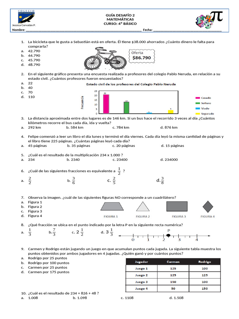 Desafio Simce 2 | PDF