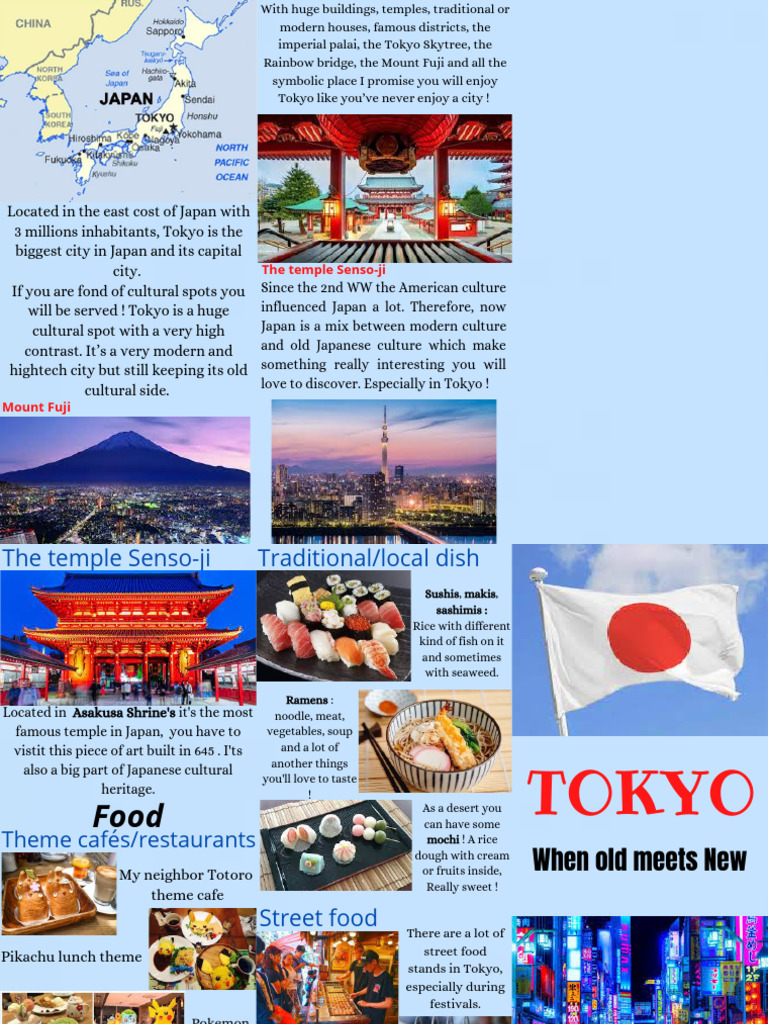 Explore Tokyo: Culture, Food & Landmarks | PDF | Tokyo | Sushi