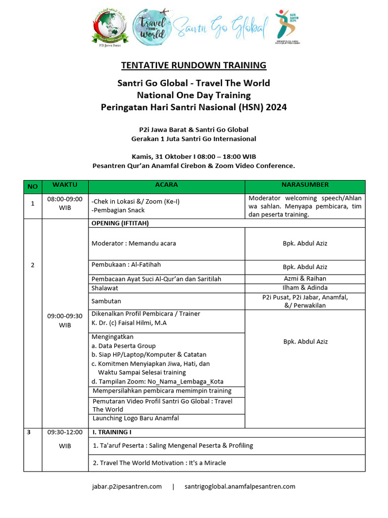 Rundown_Santri-Go-Global-Travel-The-World-National-One-Day-Training ...