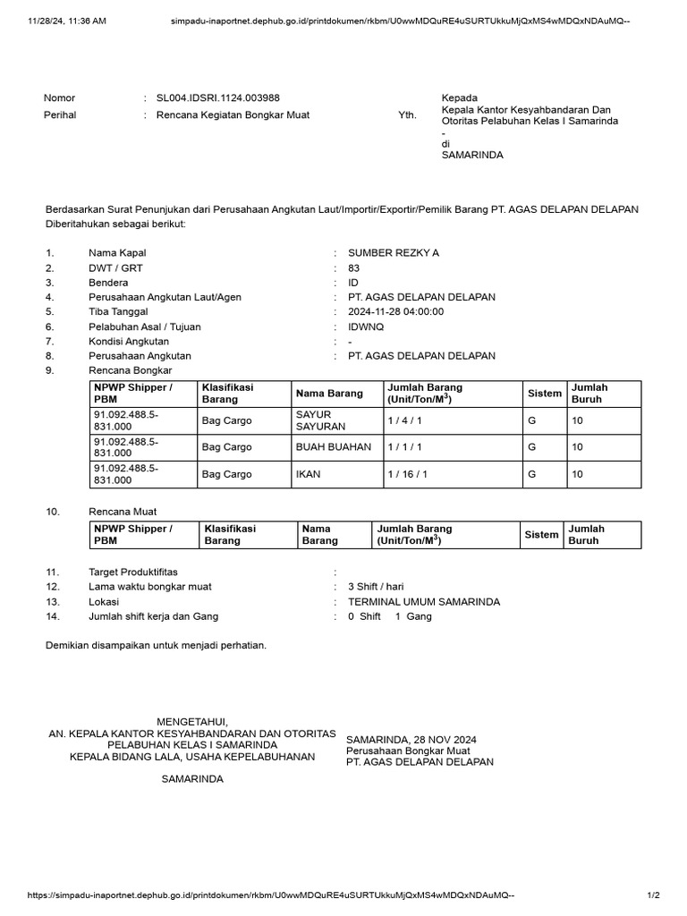 Simpadu-Inaportnet - Dephub.go - Id Printdokumen RKBM ...
