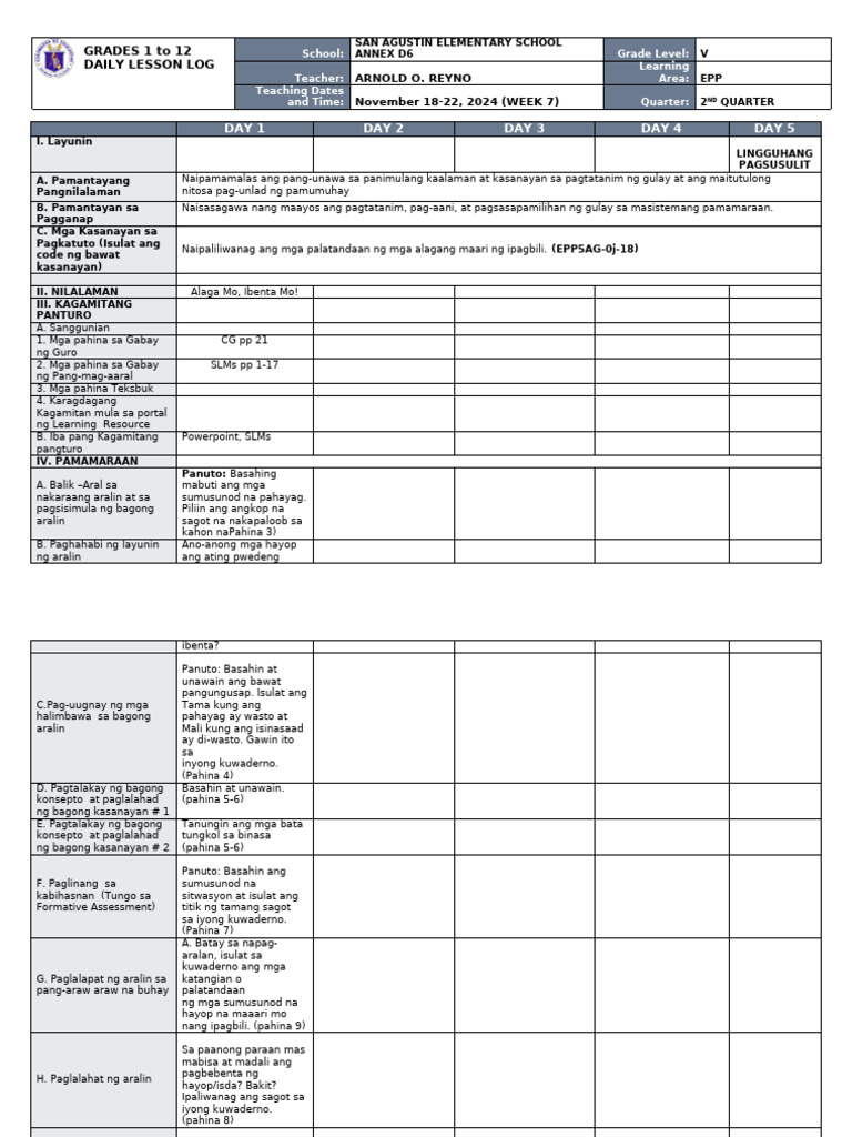 DLL_EPP 5_Q2_W5 | PDF