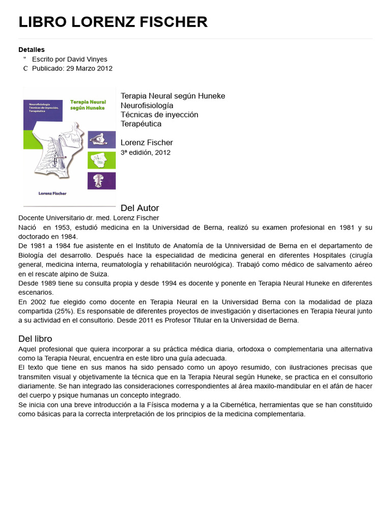 Libro Lorenz Fischer | PDF