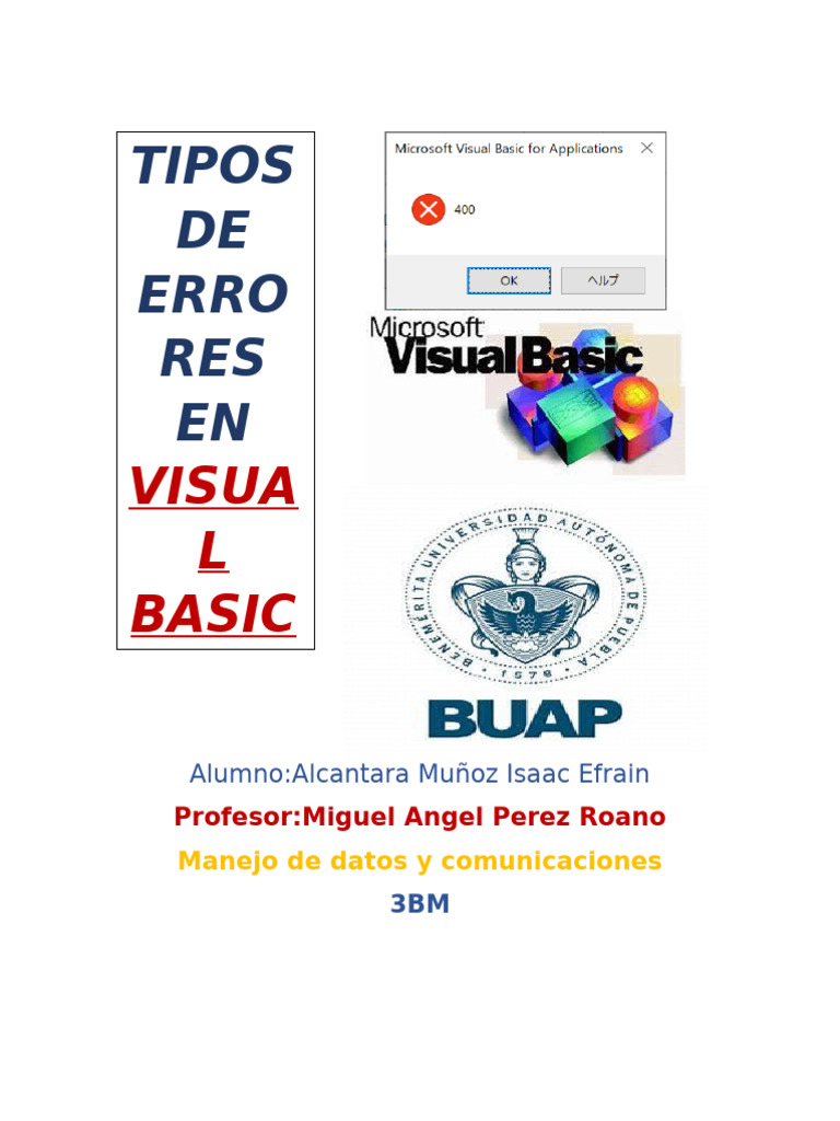 Errores en Visual Basic | PDF