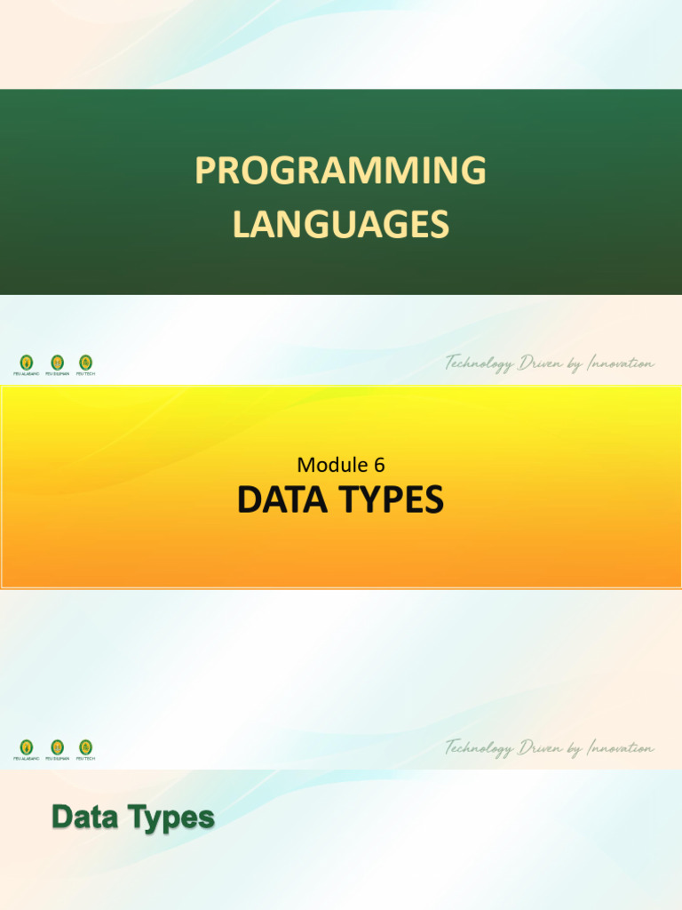 M6-MAIN | PDF | Pointer (Computer Programming) | Data Type