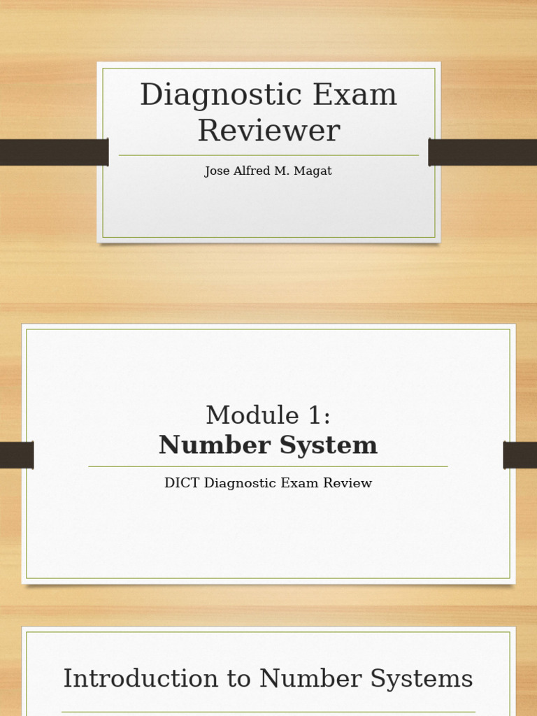 DICT Diagnostic Exam Review | PDF | Decimal | Elementary Mathematics