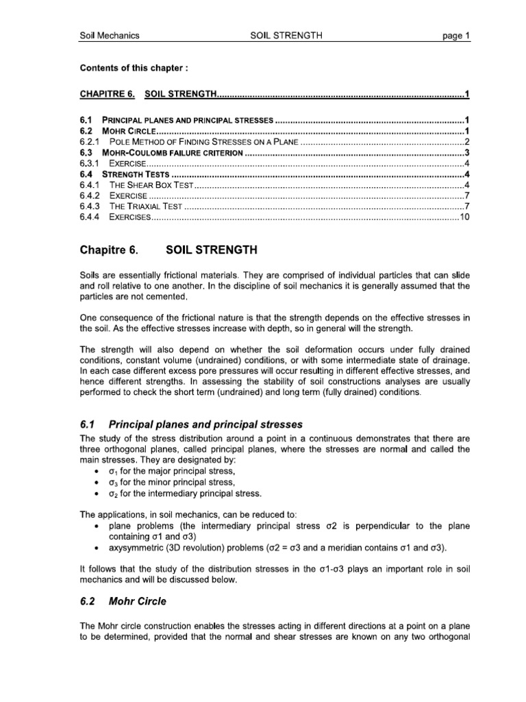 Soil Strength | PDF