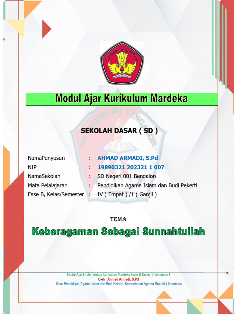 Modul Ajar Kelas 4 Bab 3 Sub PB 1 | PDF