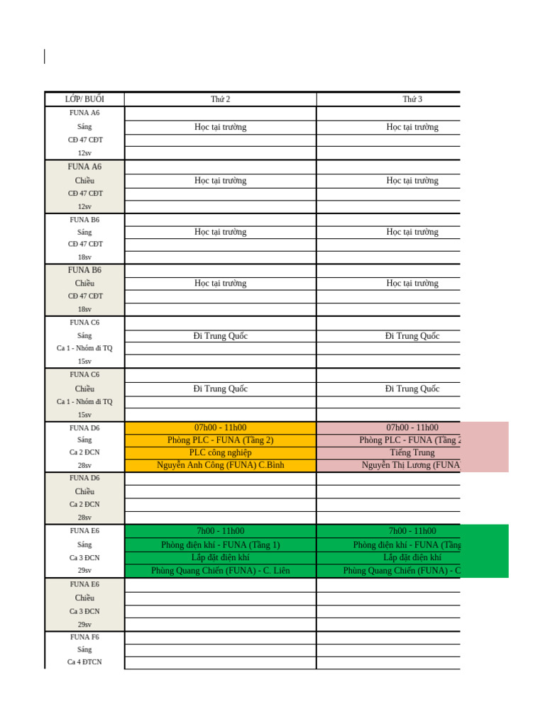 tkb-tuan-28-10-2024.. | PDF
