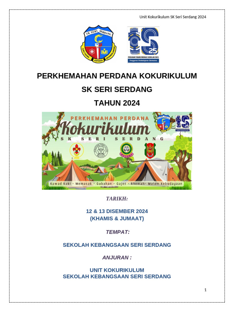 KERTAS KERJA PERKHEMAHAN KOKO 2024 | PDF