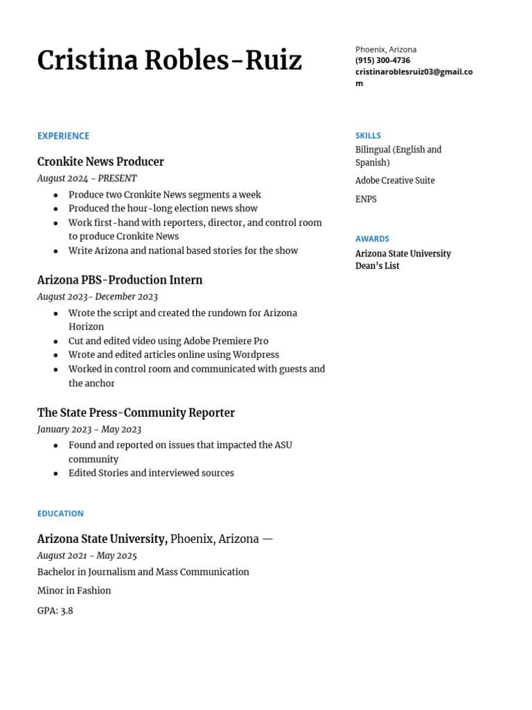 2024 Resume | PDF
