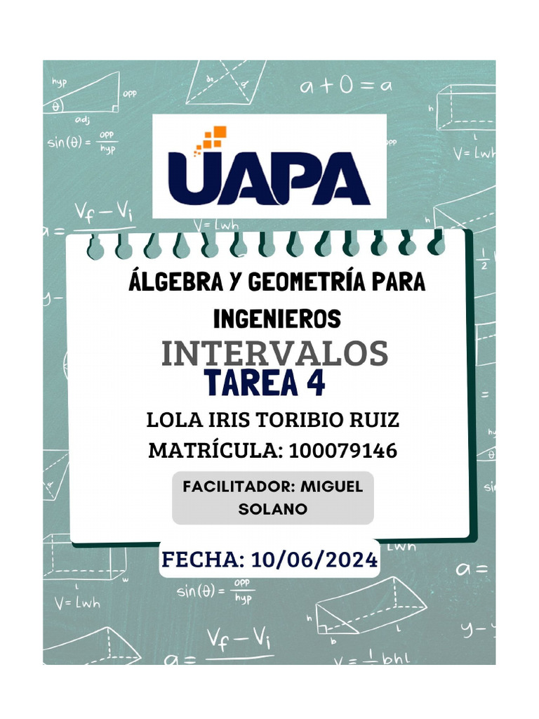 Tarea 4 Algebra | PDF