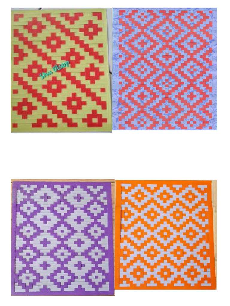 Contoh-contoh Anyaman | PDF