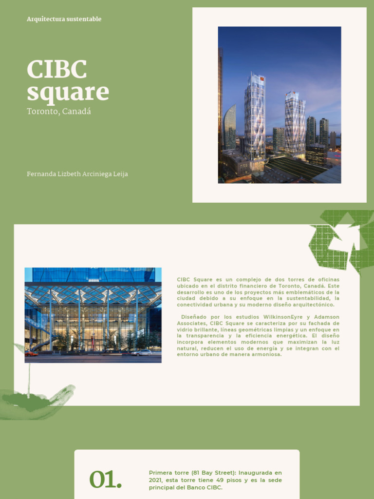 CIBC Square | PDF | Uso eficiente de energía | Toronto