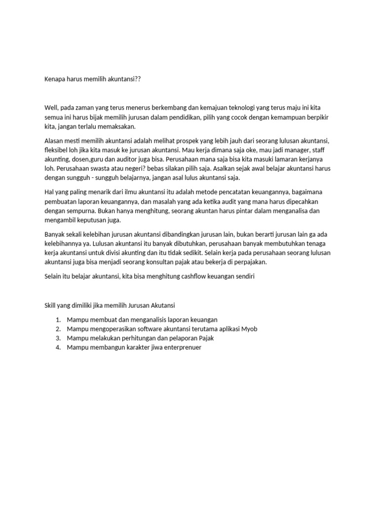 profil akuntansi | PDF