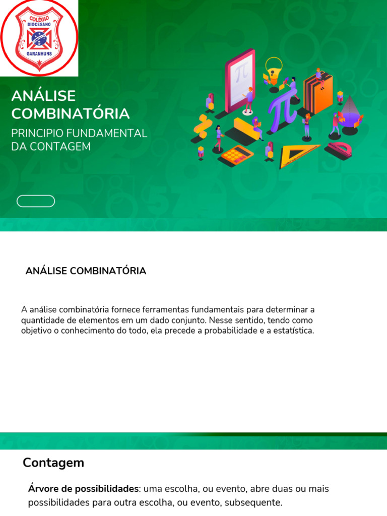 Analise Cominatoria Parte | PDF | Combinatória | Matemática