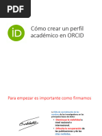 Manual - Generar y Registrar El Codigo Orcid 2024 | PDF