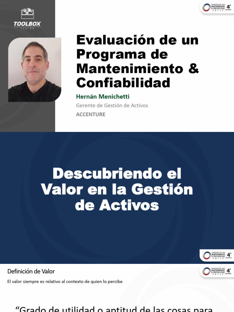 Hernan Menichetti Evaluacion de La Madurez de Un Programa de Mantenimiento y Confiabilidad ...