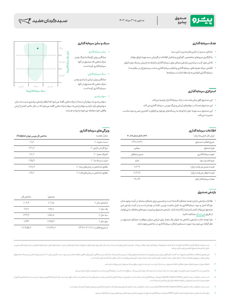 New Factsheet Pishro | PDF