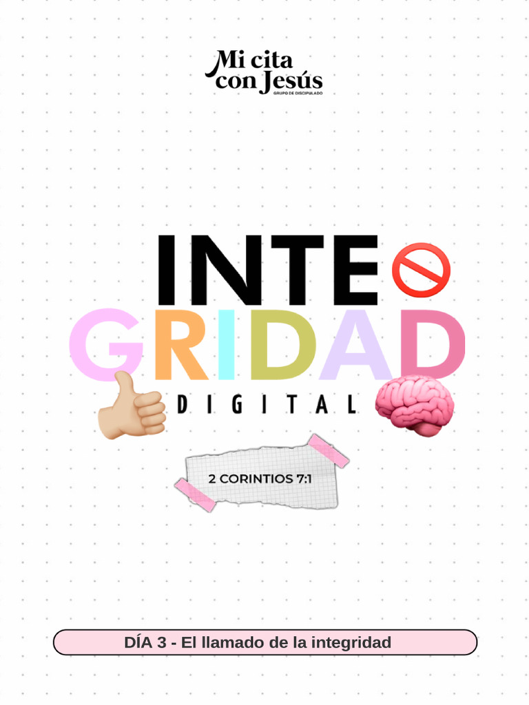 DEVOCIONAL_INTEGRIDAD_DIGITAL_DIA_3 | PDF