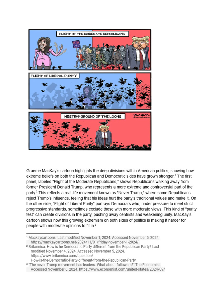 Cartoon | PDF | Republican Party (United States) | American Government