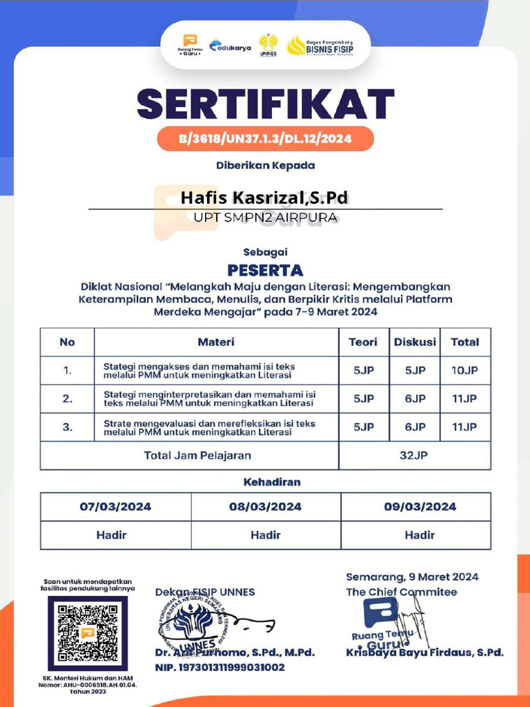 Seminar 3 Hafis | PDF