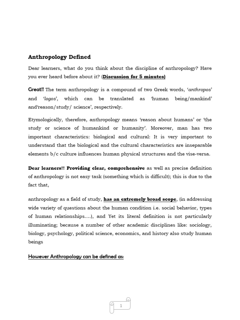 Social anthropology | PDF | Anthropology | Social Sciences