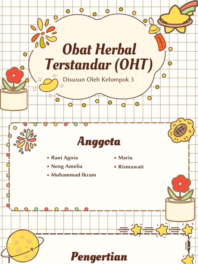 Obat Herbal Terstandar (OHT) Kelompok 3 | PDF