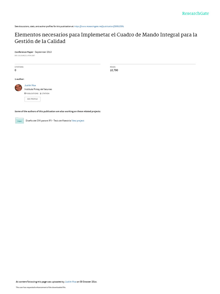 Elemento Necesarios para Crear Un Cuadro de Mando | PDF | Business | Negocios económicos