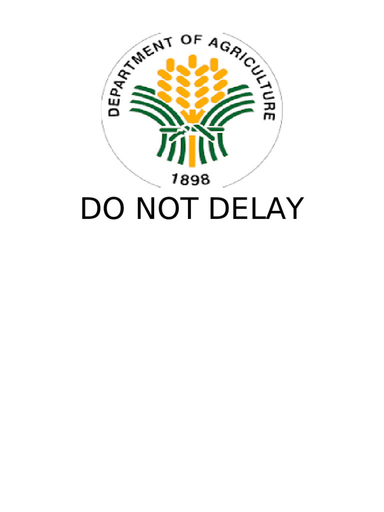 Do Not Delay | PDF