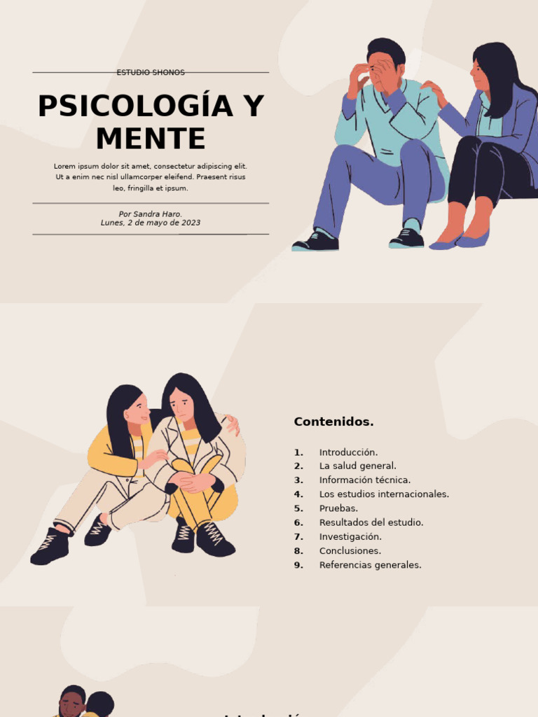 Presentación Psicología y Salud Mental Elegante Ilustrada Crema - 20241202 - 222009 - 0000 | PDF ...