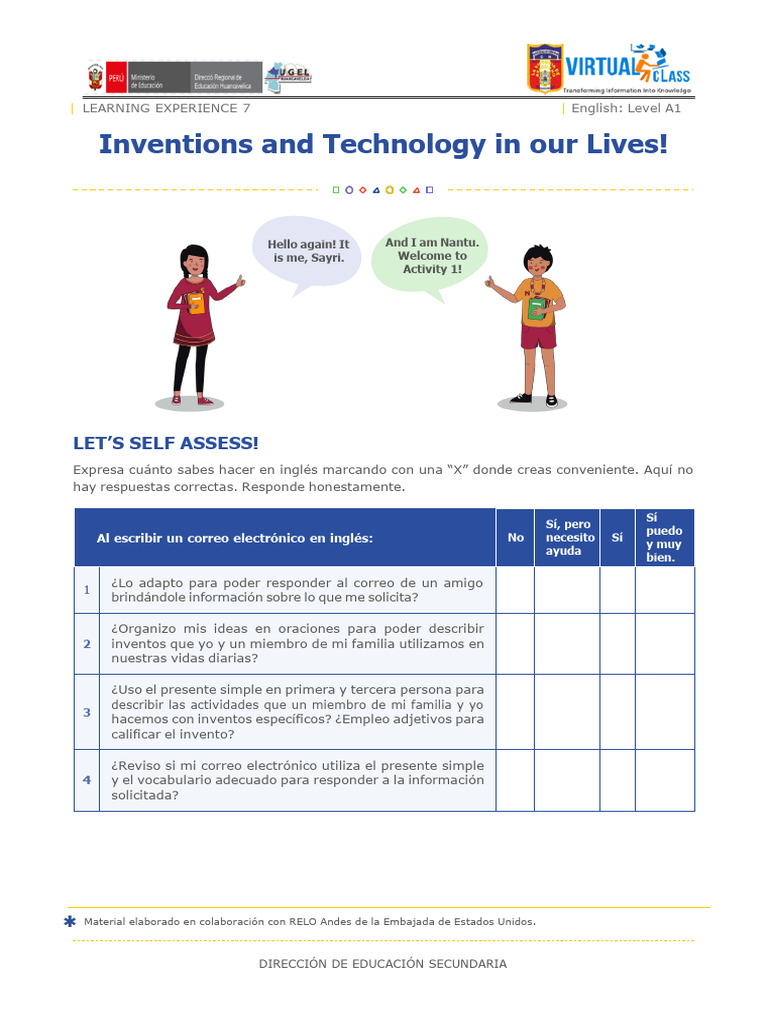 Learning Experience 7 Activity 1 - A1 | PDF