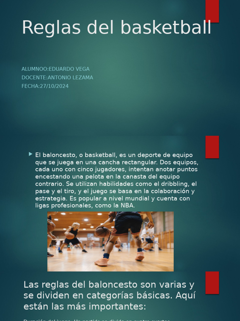 Reglas Básicas del Baloncesto | PDF