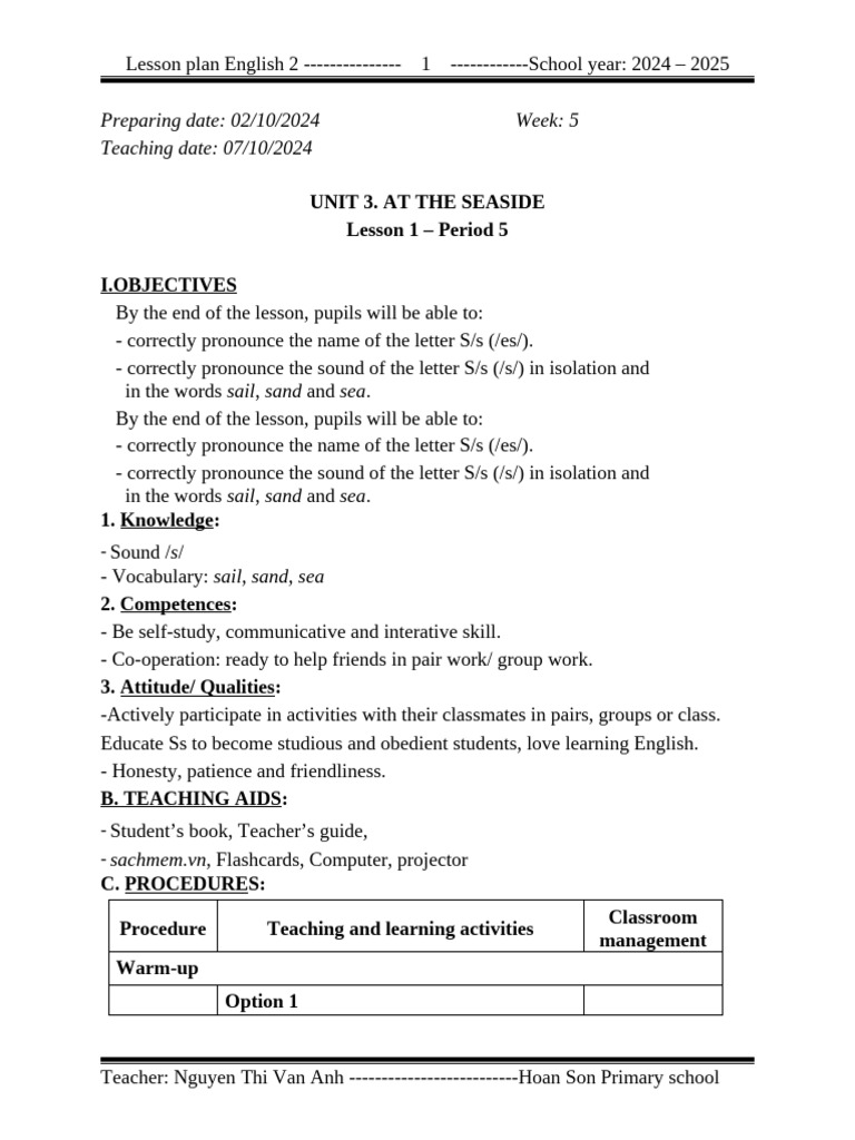 English 2_Week 5 | PDF | Lesson Plan | English Language