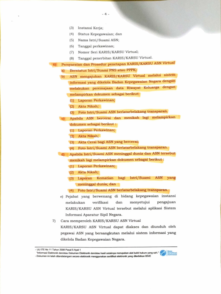 Persyaratan Karis Karsu Virtual | PDF