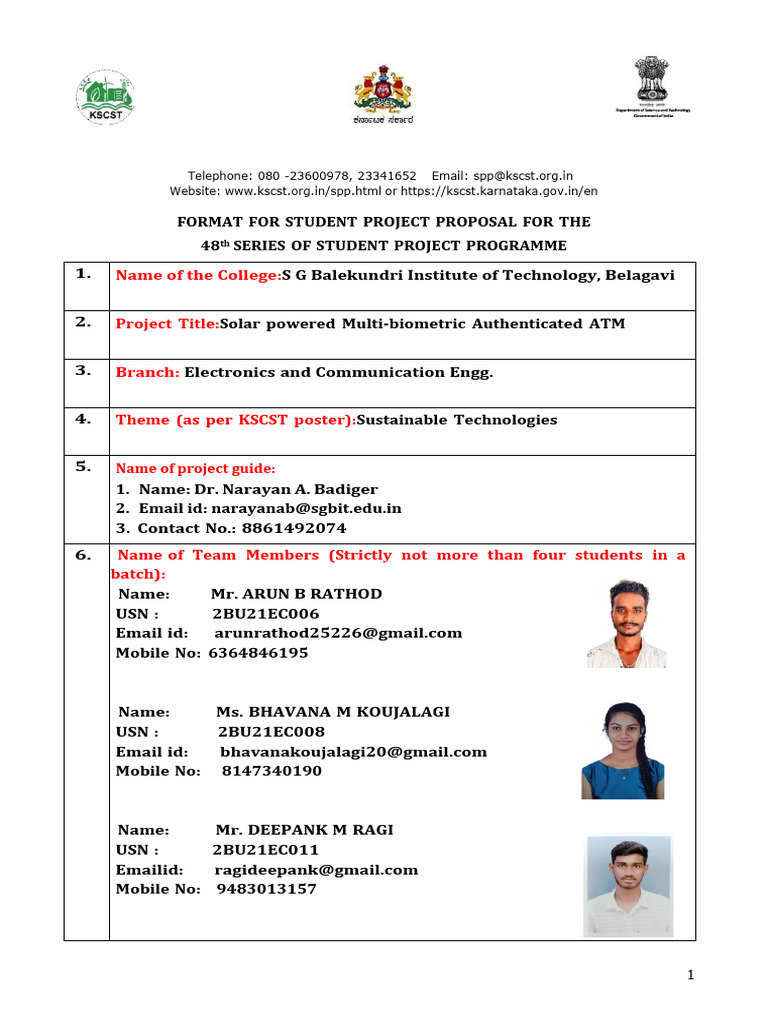 kscst pdf | PDF | Biometrics | Authentication