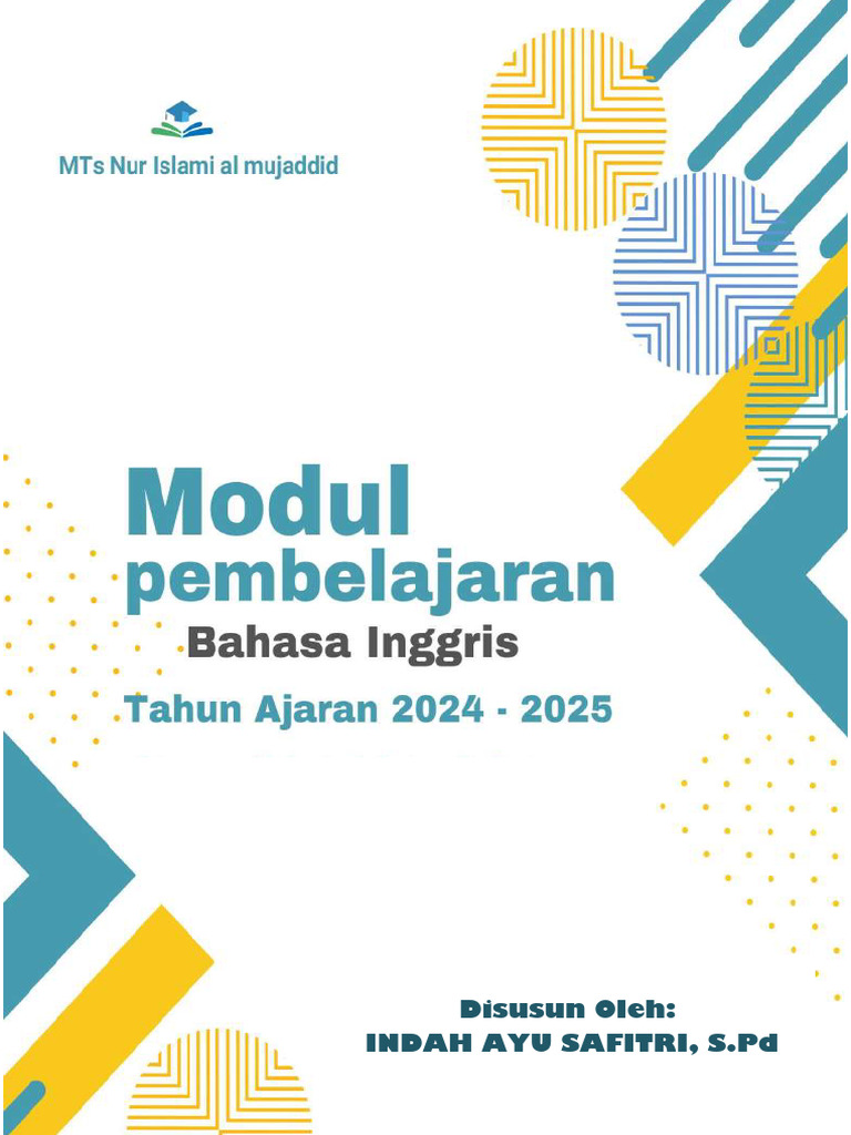 Modul Ajar Bahasa Inggris Kelas Vii Chapter 1 Print | PDF