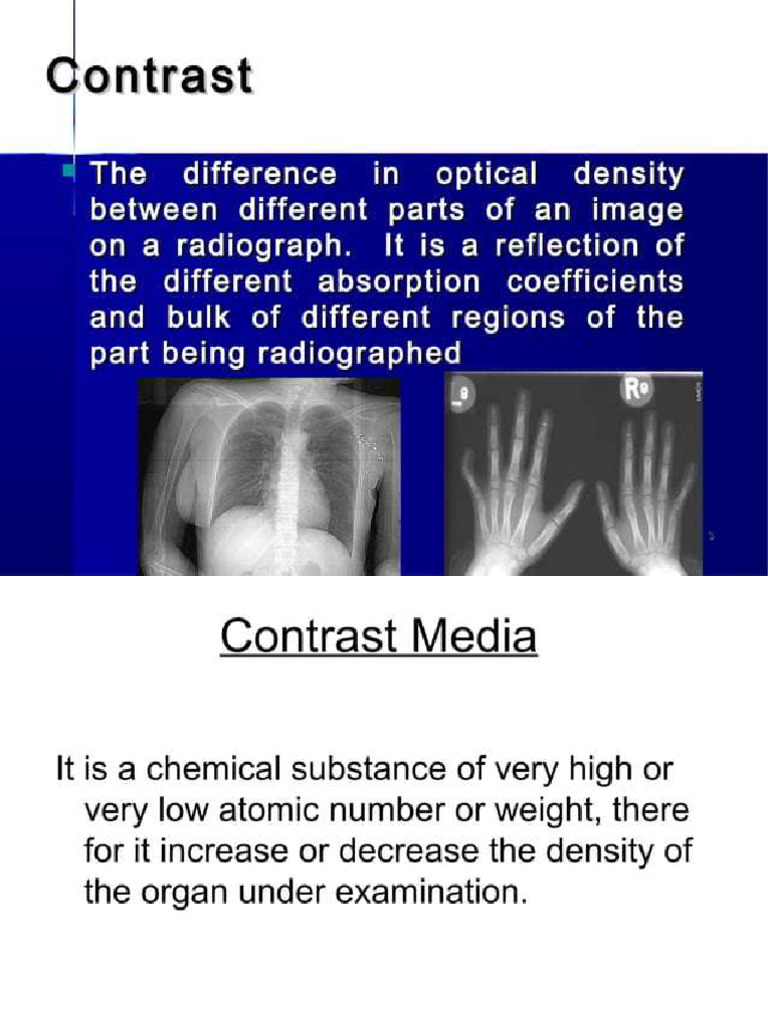 Contrast Media Imp | PDF